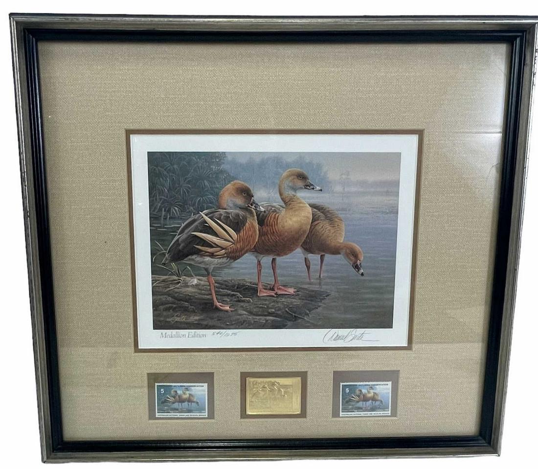 DANIEL SMITH MEDALLION DUCK STAMP & PRINT - Jul 23, 2022 | Lewis ...