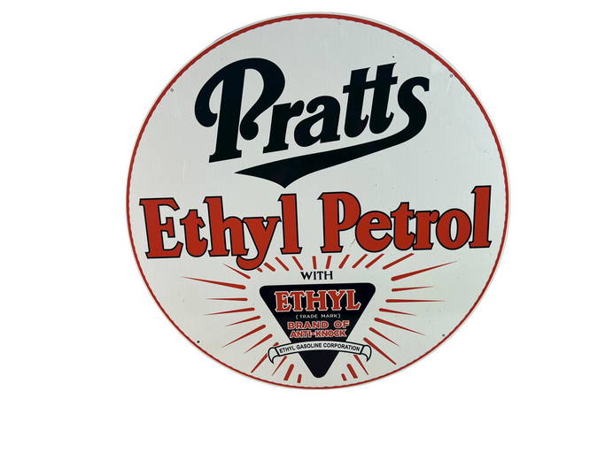 PRATTS BAKED ENAMEL SIGN (#0283) on Dec 11, 2022 | Lewis & Maese ...