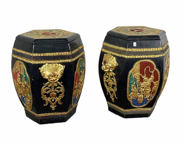 Pair Of Chinese Storage Containers