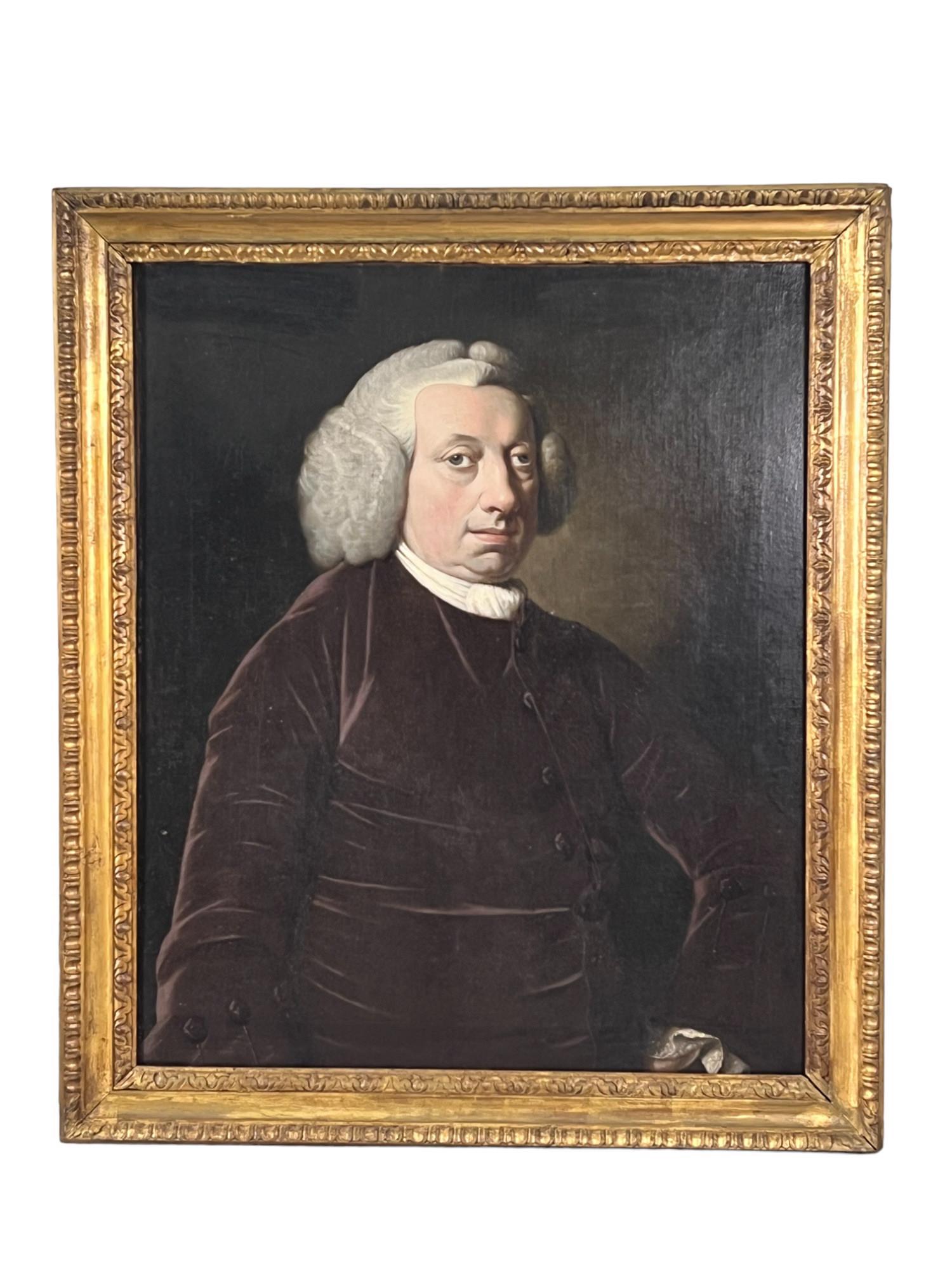 Oil On Canvas Of John Huxham