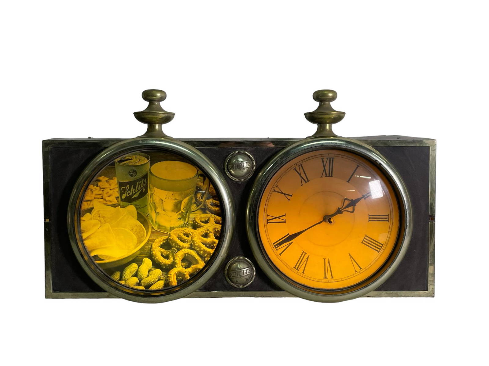 Schlitz Beer Lighted Sign And Clock Auction