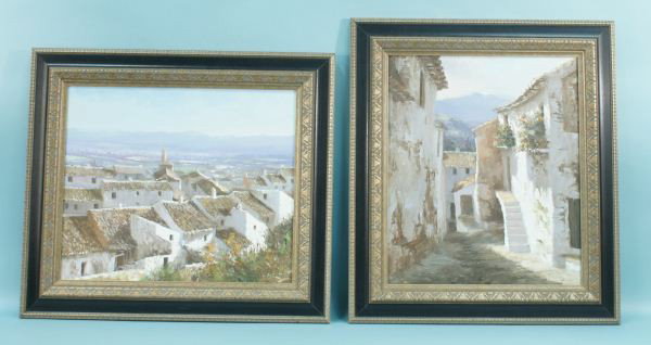 93: TWO CUBEROS"TORREMOLINOS, SPAIN" PAINTINGS - Mar 08, 2012 | Lewis ...