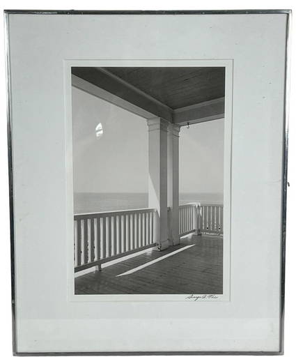 Signed George A Tice Porchview Of Seaside