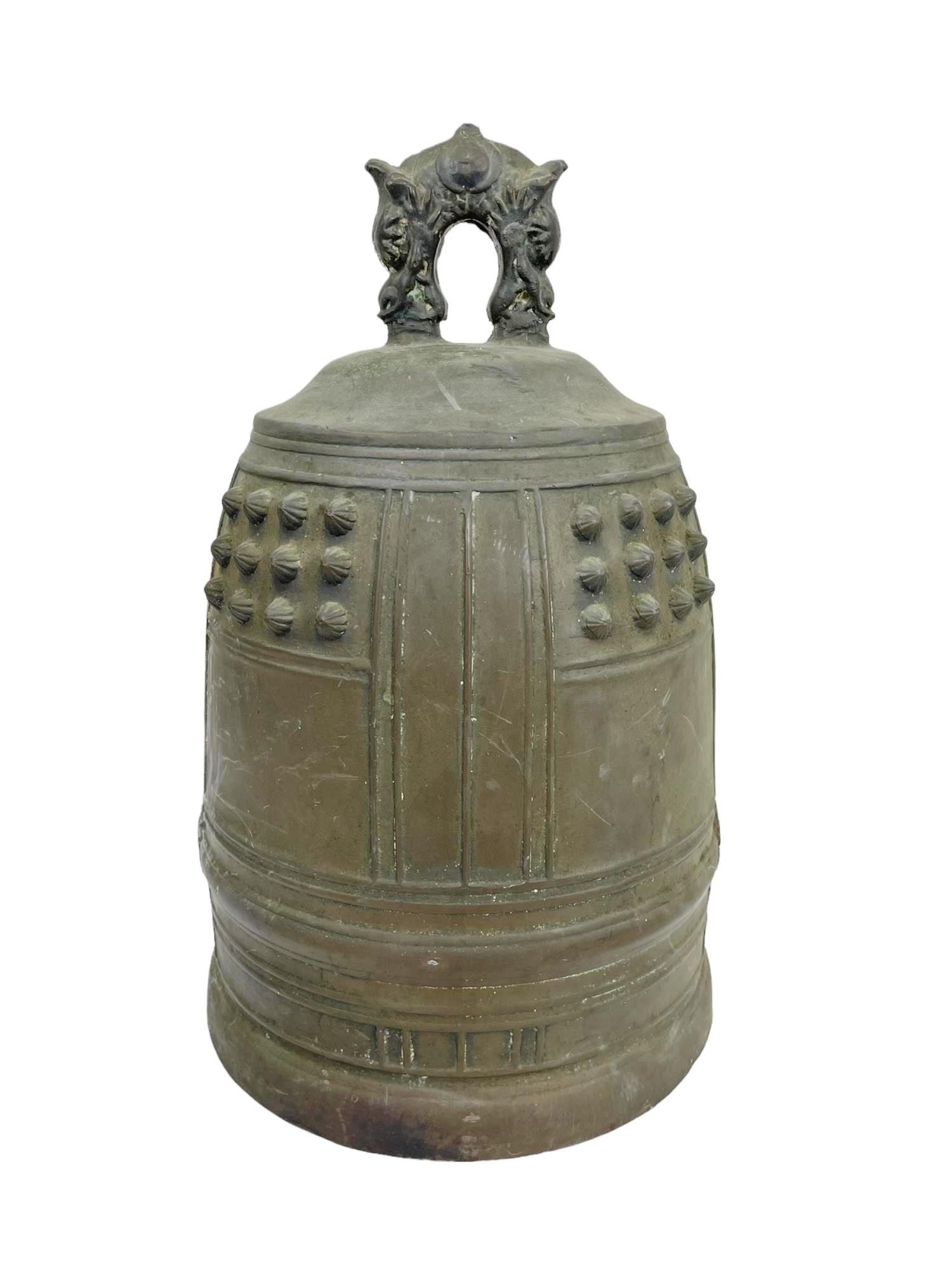 Large Antique Tibetan Bronze Asian Bell