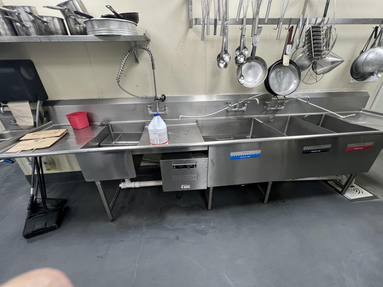 Hobart Stainless Steel Sink Auction