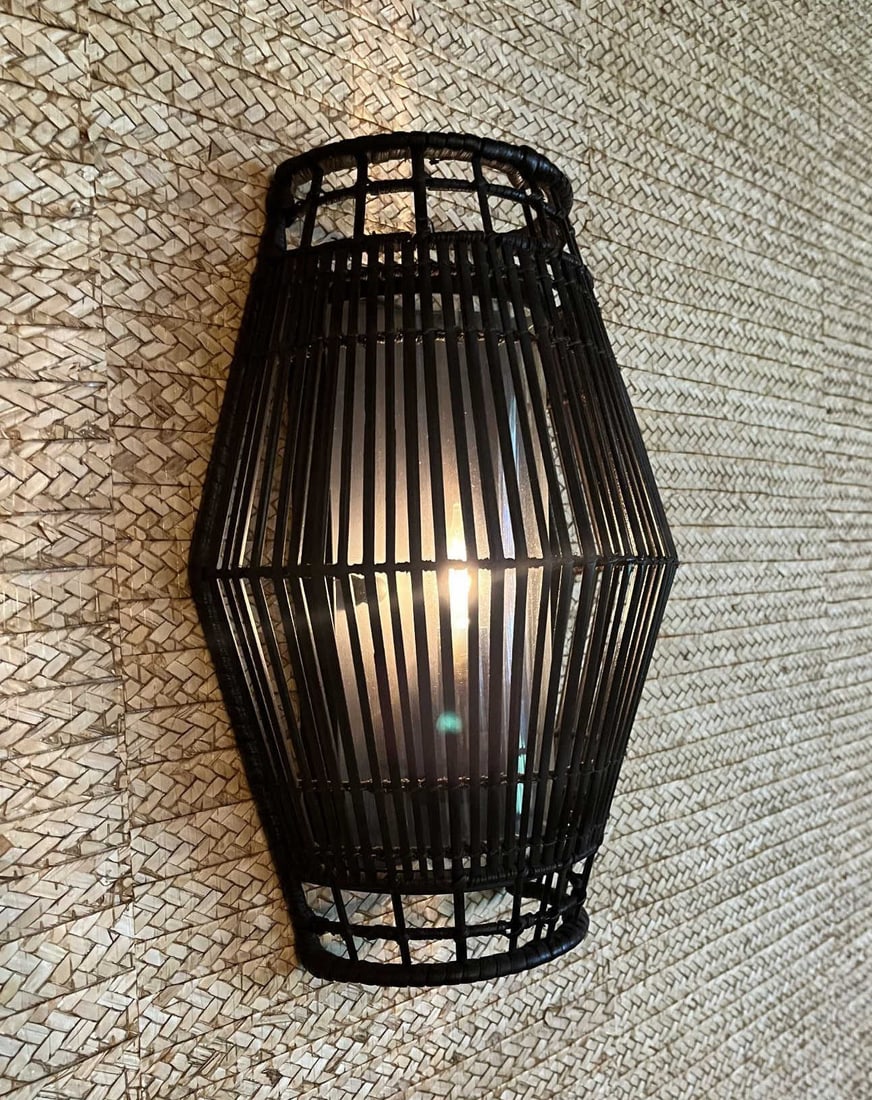 7 Bamboo Wall Sconces