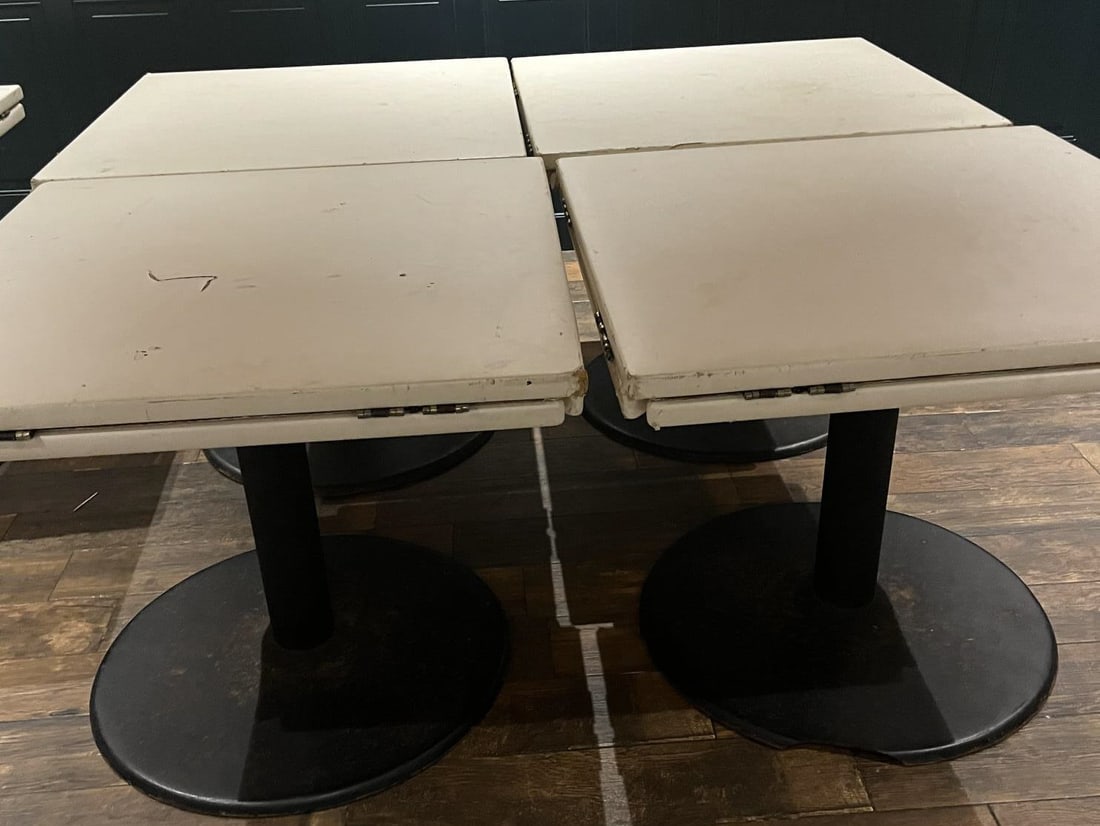 4 Square Tables Auction