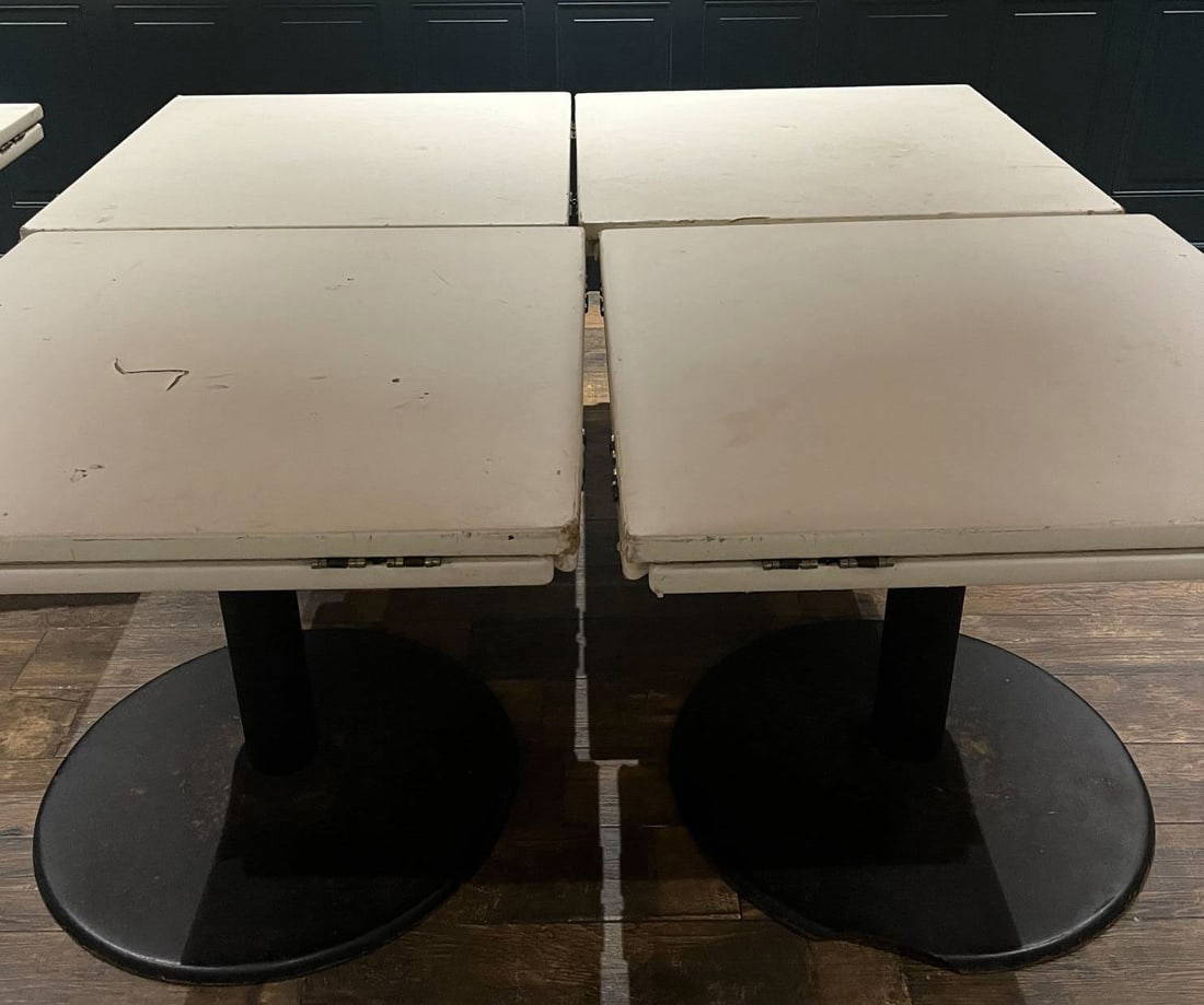 4 Square Tables Auction