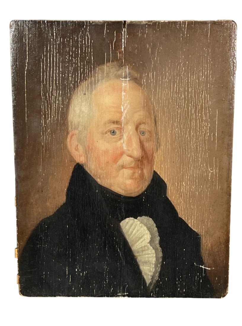 Oil On Panel Portrait James Trimble Auction