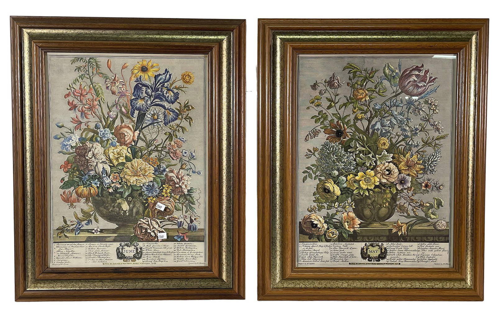 Robert Furber 12 Months Of Flowers, 1964 Auction