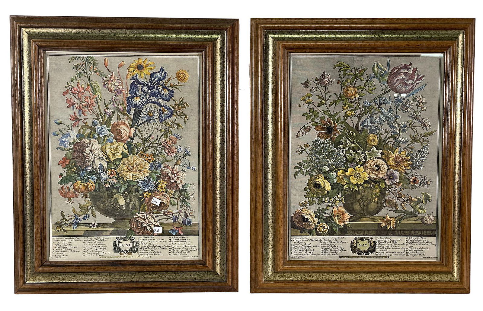 Robert Furber 12 Months Of Flowers, 1964 Auction