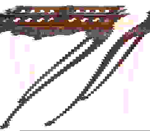 Carved Mahogany John Richards Accent Table Auction