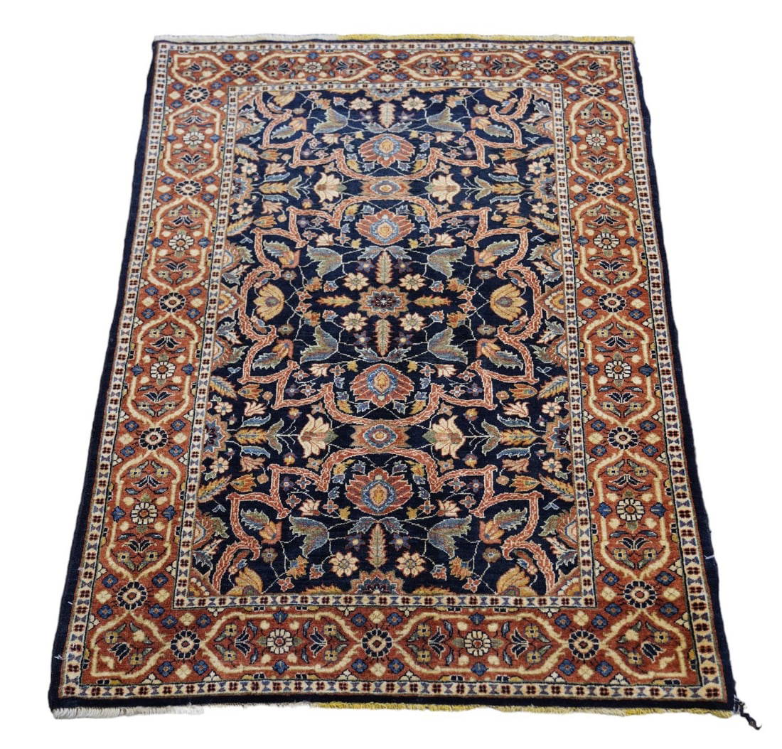 Tabriz Fish Scale Wool Iran Rug Auction