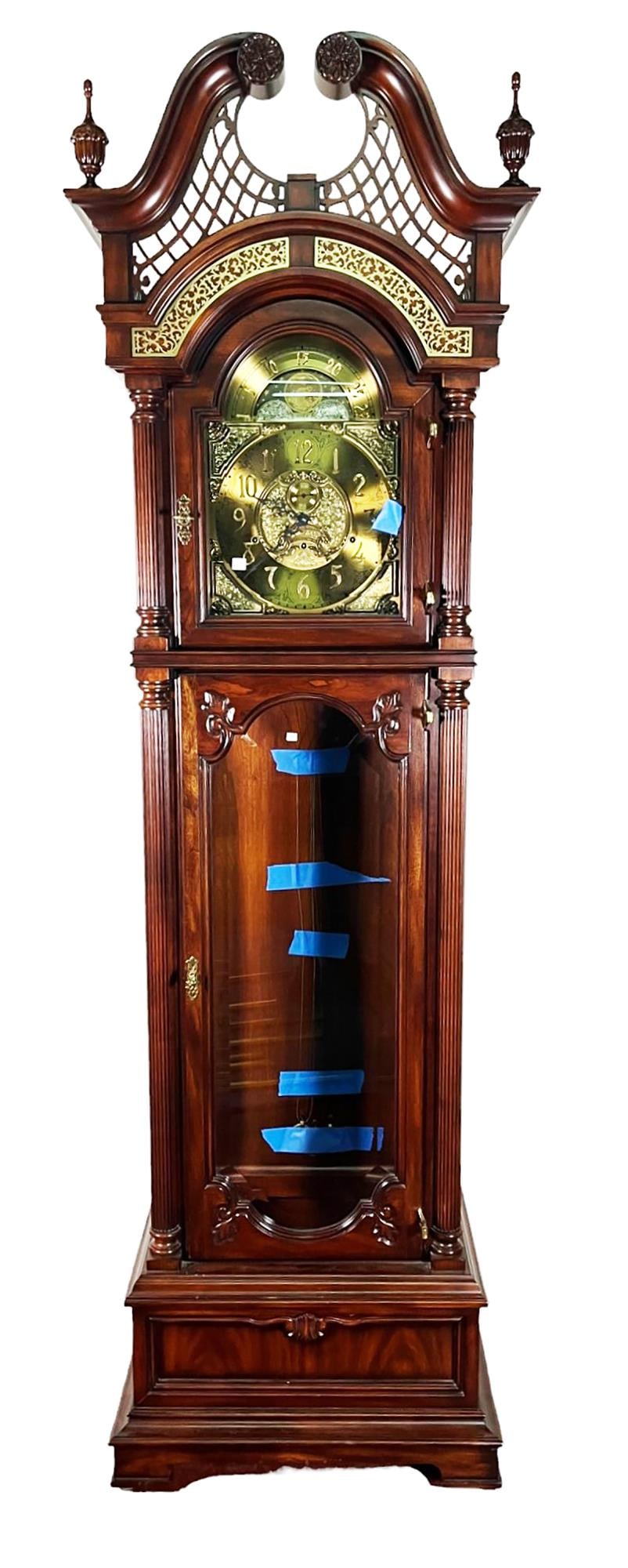 Vintage Charles Sligh Grandfather Clock Auction