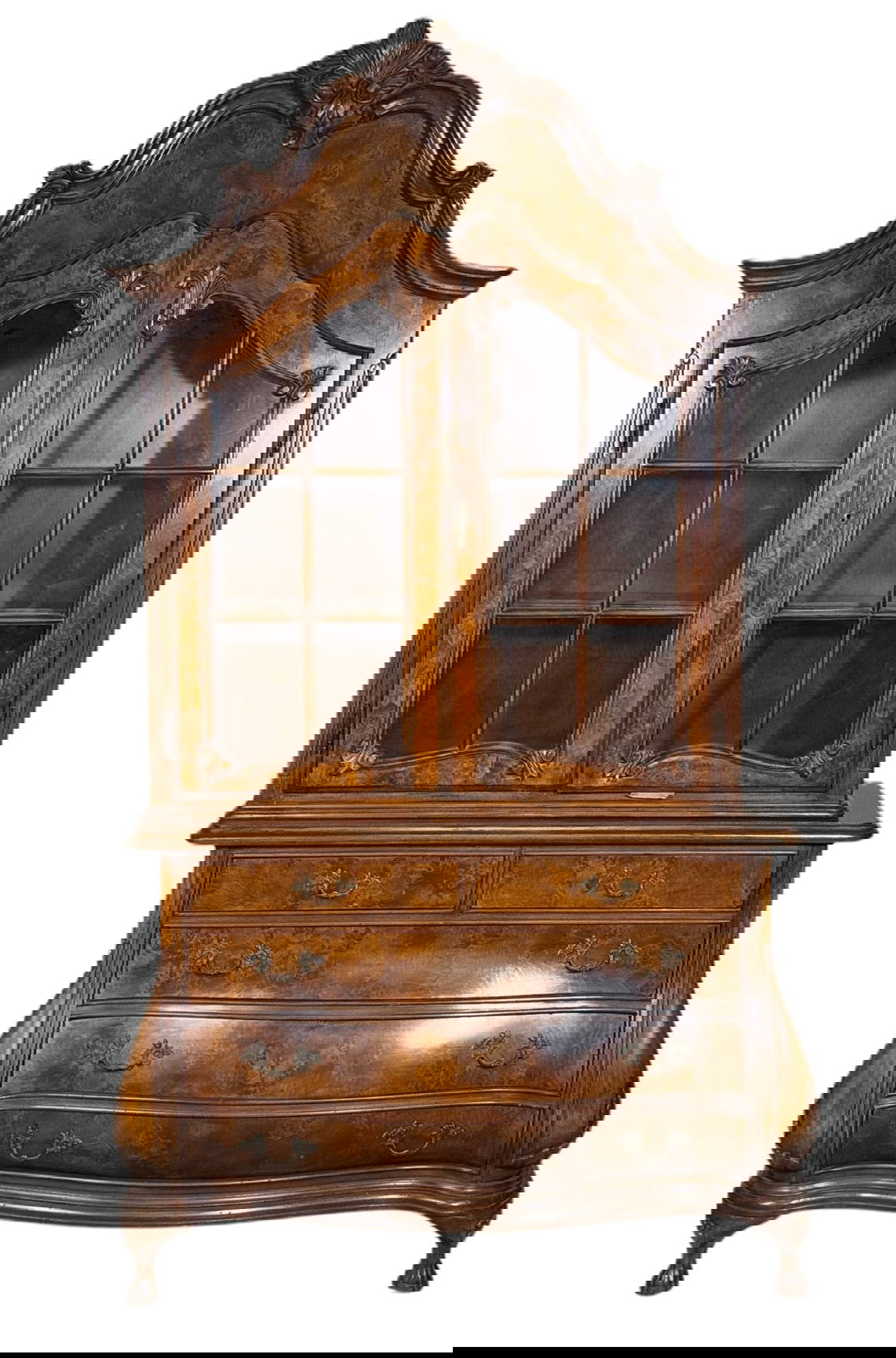 Antique 18th Century Style Dutch China Cabinet Auction