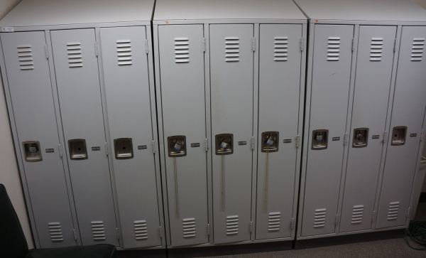 Three Sets Of Lockers