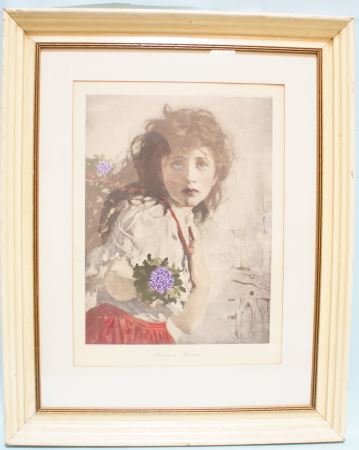 G. HICKS "PENNY A BUNCH" ENGRAVING PRINT - Aug 24, 2013 | Lewis & Maese ...