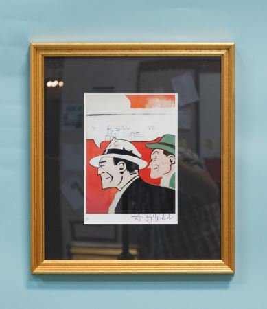 ANDY WARHOL "DICK TRACY SIGNED PRINT, 1986