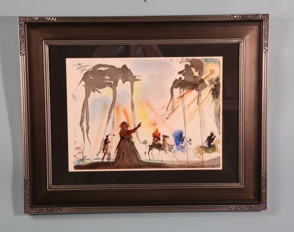 SALVADOR DALI "OMNES DE SABA VENIENT" COLOR LITHO