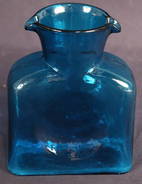 Blenko Cobalt Blue Double Spout Water Pitcher - Jun 22, 2013 | K&M ...