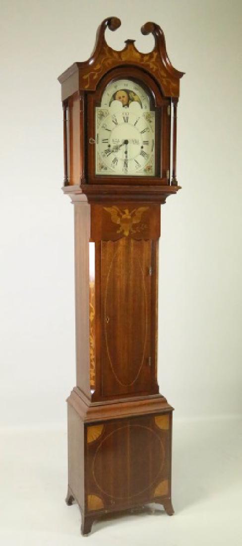 SLIGH GRANDFATHER CLOCK