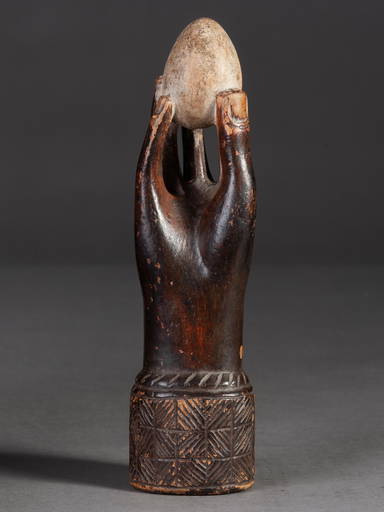 An Akan Top Of A Linguist Staff