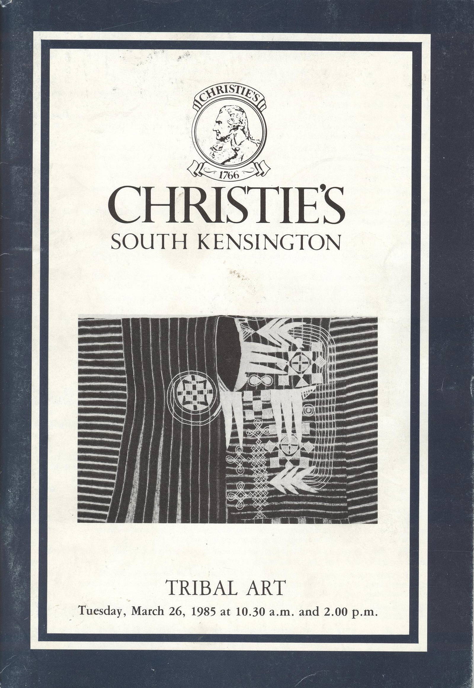 Christie's 1985, Tribal Art Auction