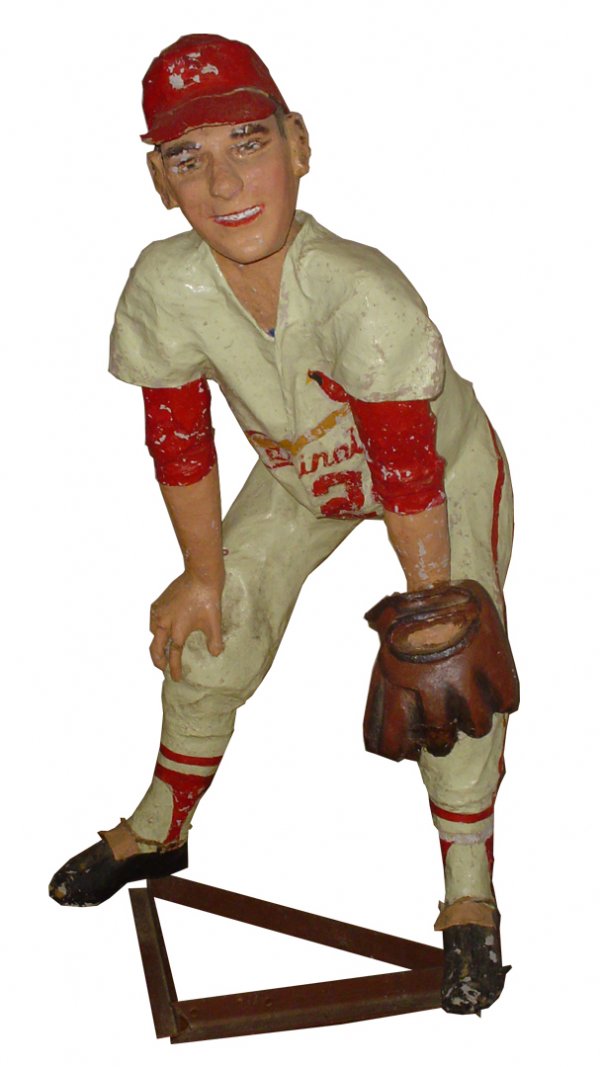 422:LIFESIZE PAPER MACHE CARDINALS BASEBALL PLAYER 251