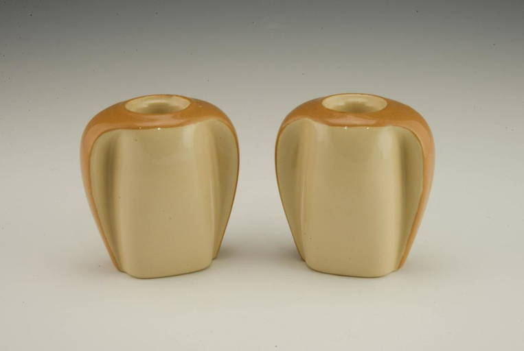 Eva Zeisel, A Rare Pair Of Stratoware Candle Holders