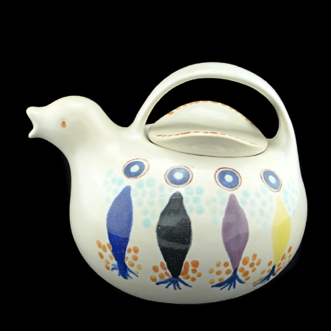 Eva Zeisel, Rare Monmouth Pals Bird Teapot