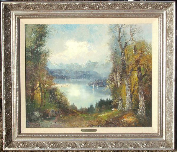 3: William Bauer - Landscape - Oil (1888-1973)