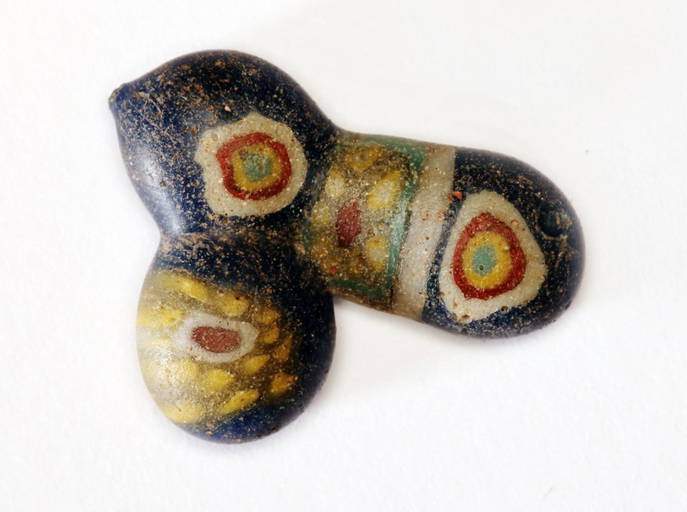 An Egyptian Glass Phallic Inlay