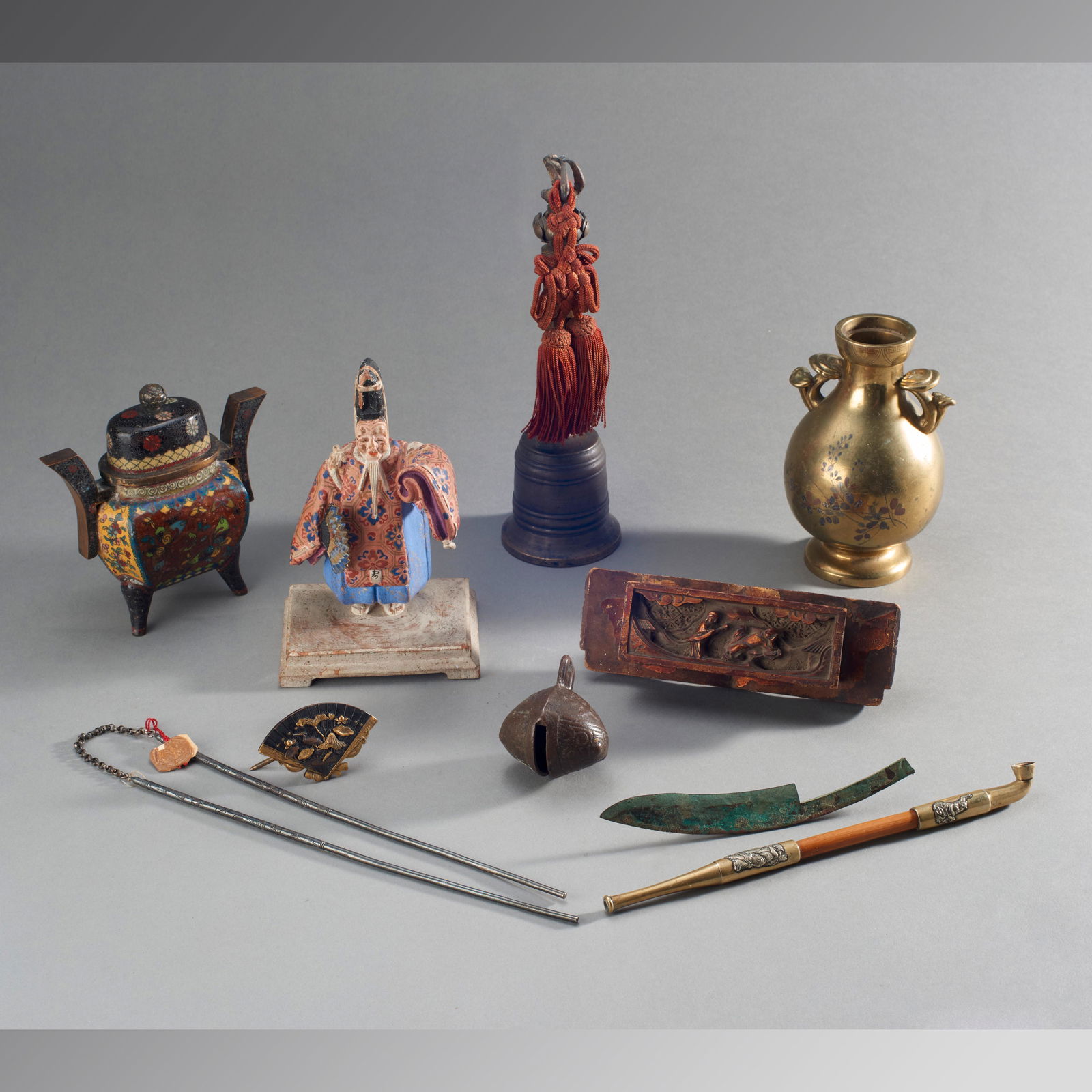 Group Of Japanese & Chinese Objects