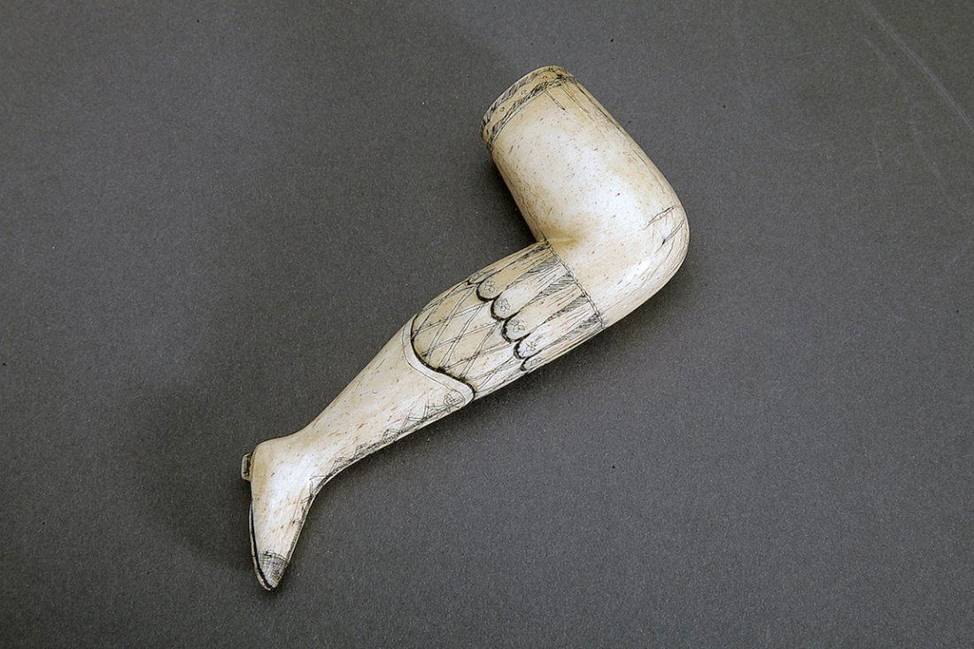 Whale Bone Sailor Made Figural Pipe Tamper