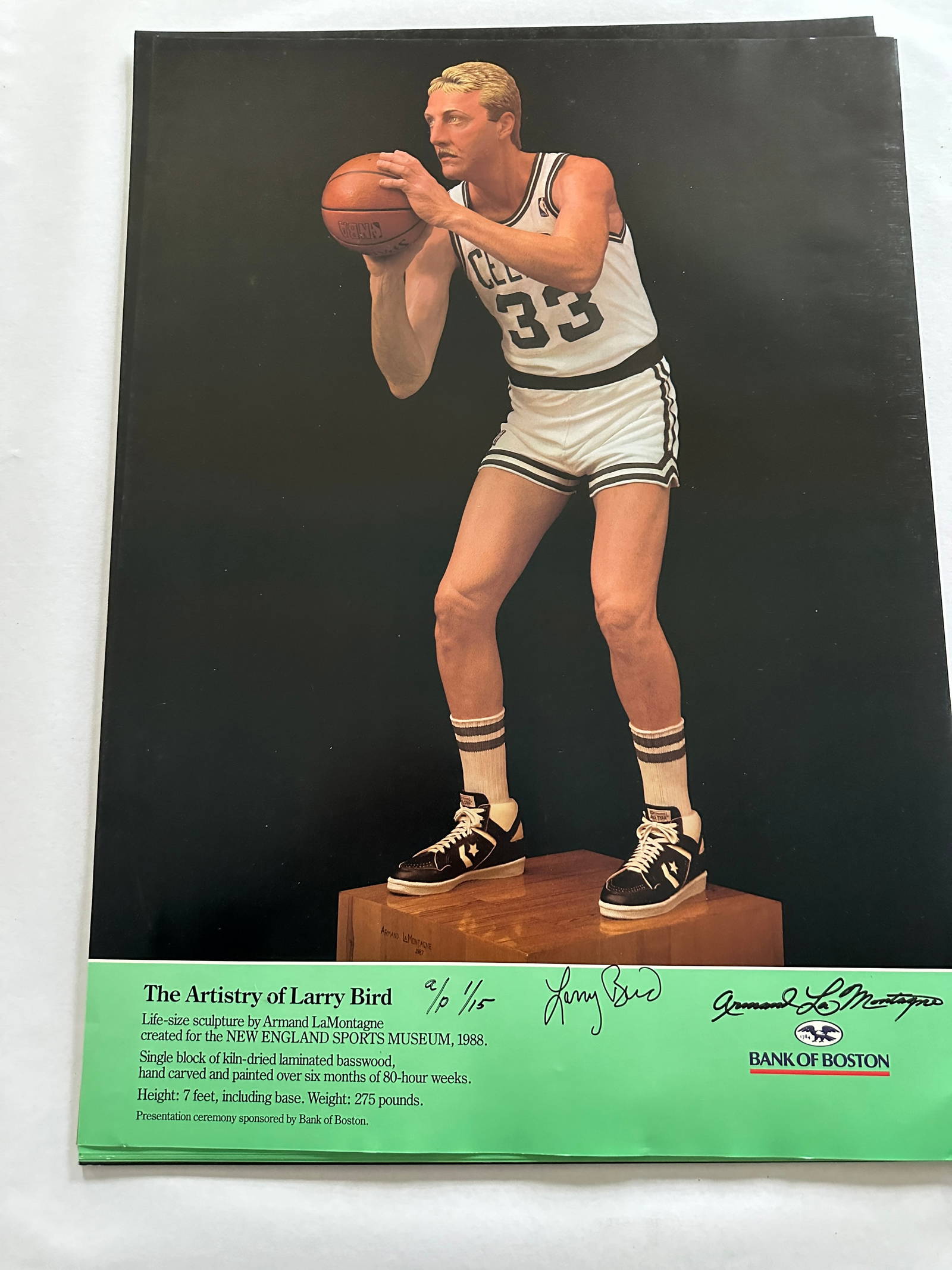 33 Larry Bird Posters Auction