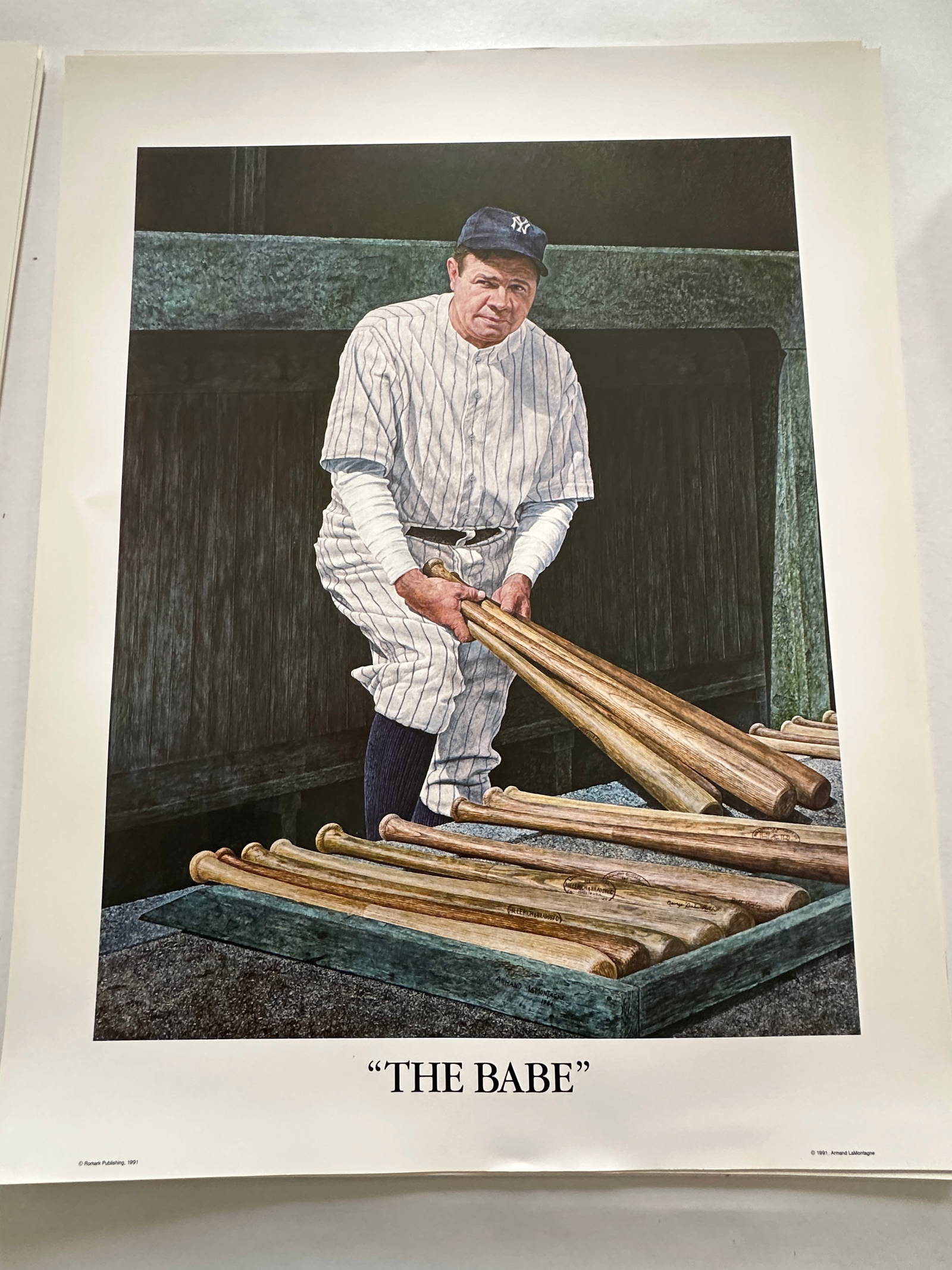 14 Babe Ruth Prints Auction