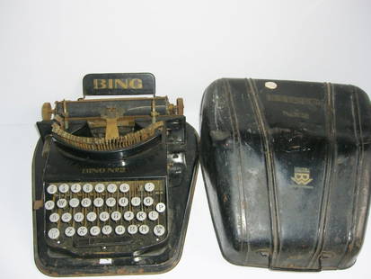 Antique Bing No 2 Typewriter
