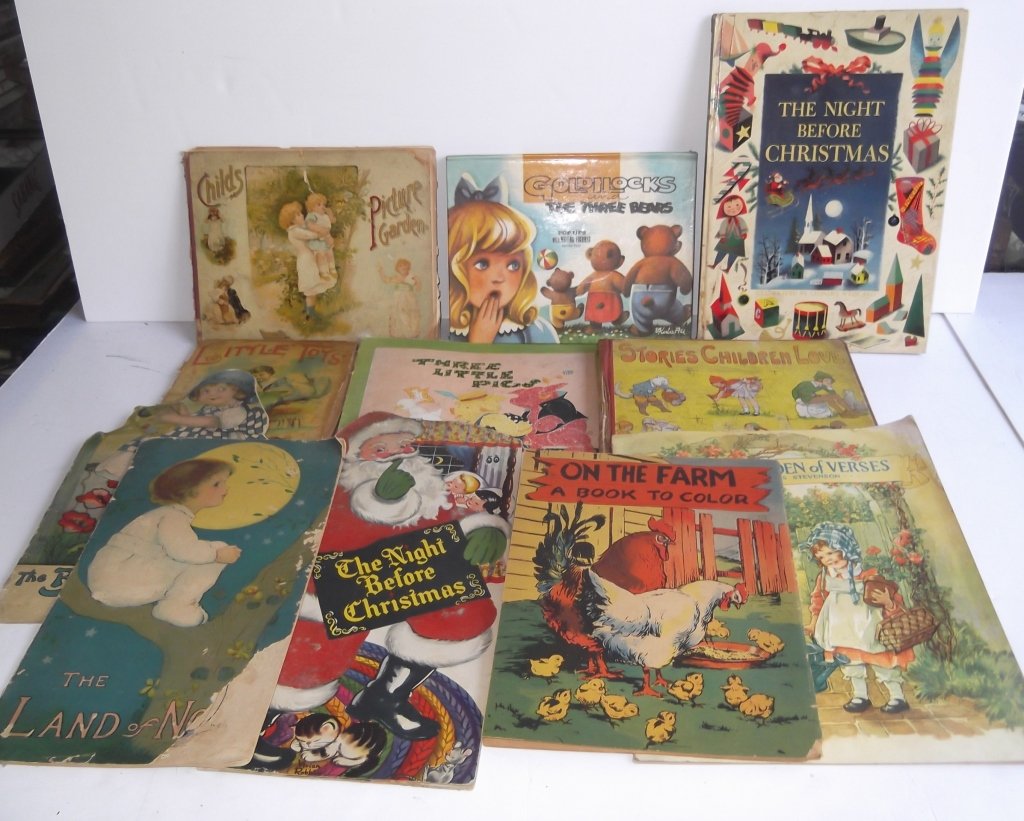 10 Antique/vintage Children's Books