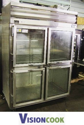 Randell 4 Split Glass Door Refrigerator Cooler