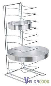 New Royal 11 Shelf Pizza Tray Stand, 2 1/4 Spacing