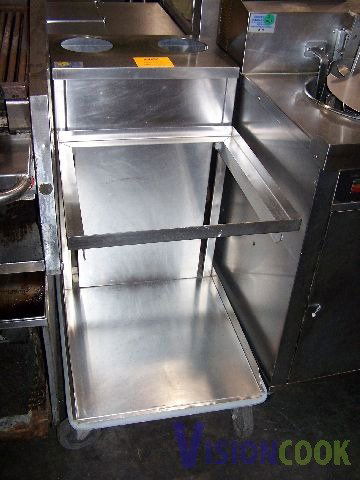 310: Cafeteria Serving Tray Stand Dispenser Lowerator