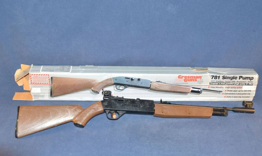 Crosman Model 781 Single Pump Air Rifle With Daisy Rear
