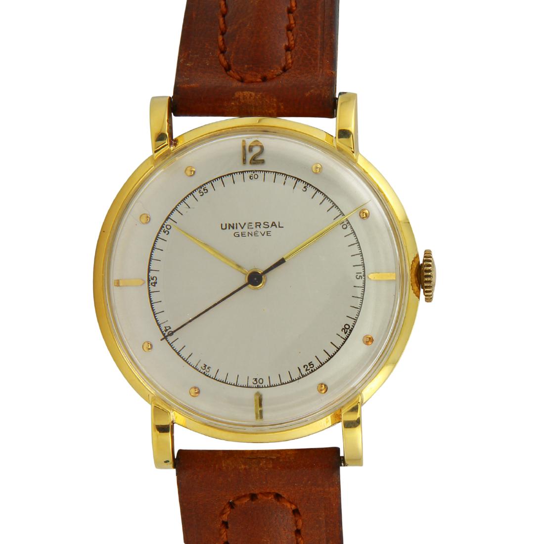 Vintage Year 1946 Universal Geneve Time Capsule 18K