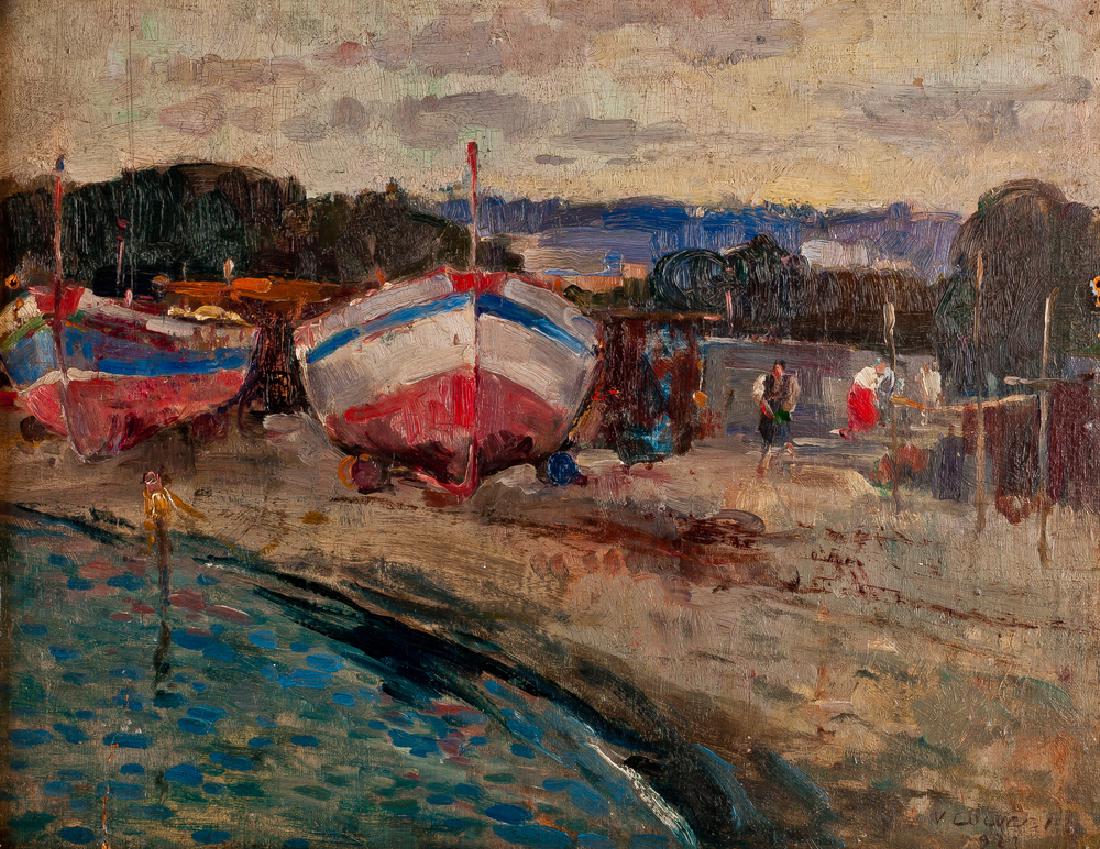 Vincenzo Colucci Marina Con Barche Marina With Boats