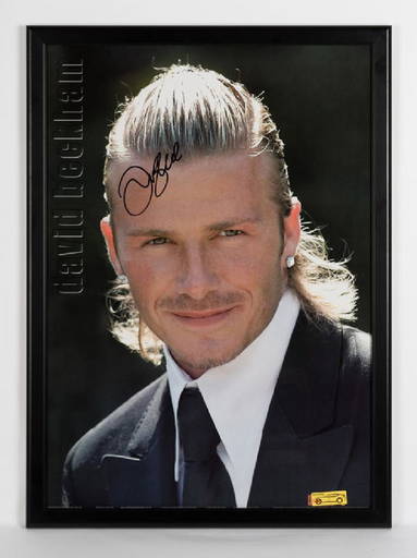 David Beckham Signed Poster - Aug 18, 2017 | Mid-Hudson Auction ...