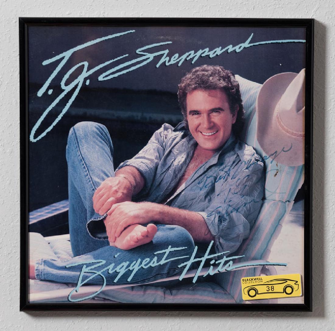 T.G. Sheppard Signed LP Photo