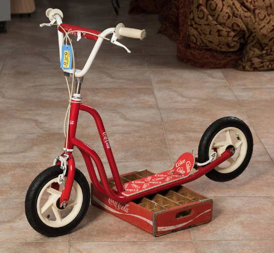 Vintage Coca Cola Scooter
