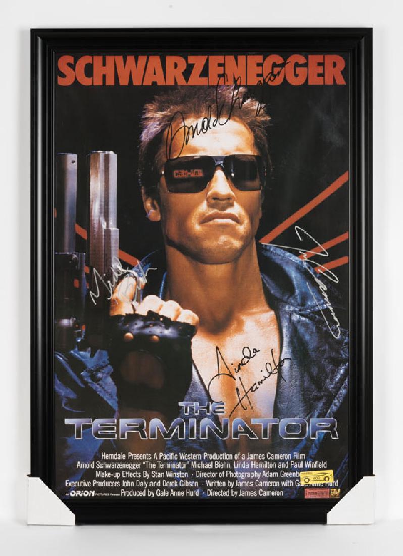 Terminator Signed Movie Poster