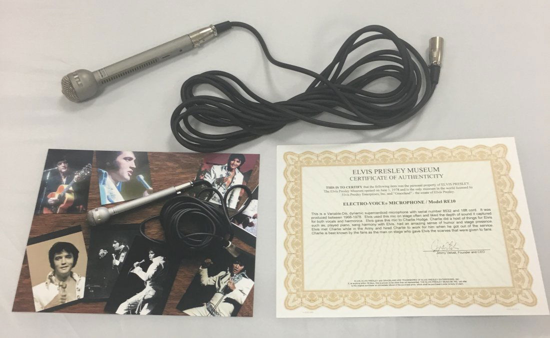 Elvis Presley Stage Used Microphone
