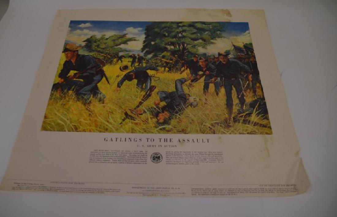Eleven U.S. Army in Action Posters (11)